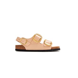 Birkenstock Milano Big Buckle Pantoletten - - Shoes - Damen - Beige - 38 EU