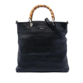 Gucci Sac bandouli&egrave;re vintage en bambou Pre-owned - Femme - Pre-owned - Noir - Taille: ONE Size