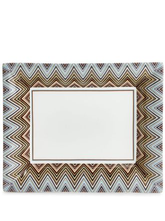 Missoni Home plateau Zig Zag Jarris Trinket - Blanc
