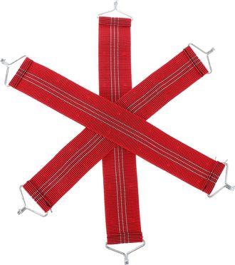 BESPORTBLE 3 St&uuml;ck Teiliges Elastische Explosionsgesch&uuml;tzte Verst&auml;rkungsgurte f&uuml;r Relaxsessel Dicke Rissfeste Stuhlgurte in Rot zur Sicheren Befestigung von Klap