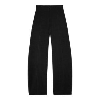 Cortana Bawa- hoch taillierte schwarze Hose- - - Trousers - Damen - Schwarzk - L