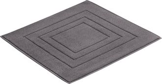 Vossen Badeteppich Feeling dunkelgrau 60 x 60 cm