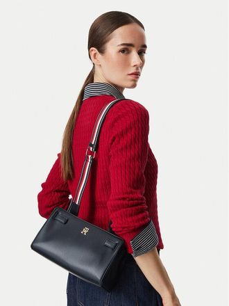 Tommy Hilfiger Handtasche Th Joy Crossover Corp AW0AW19316 Dunkelblau
