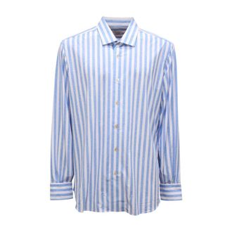 Mazzarelli Tecnosport Tech Slim Shirt - - Shirts - Herren - Blau - 3XL