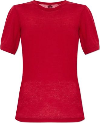 Versace Femme, Pulls, Rouge, Taille: 32 FR Medusa Virgin Wool T-Shirt