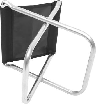 BESTONZON Leichter Faltbarer Angelhocker Aus Aluminiumlegierung Mit Tragetasche Robuster Camping-Sitz Bis Klappbar Für Outdoor Balkon Terrasse Für Angler Und Fr