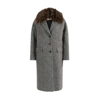 Max Mara Manteau Wkitasca - Femme - Manteaux - Gris - Taille: 32 FR