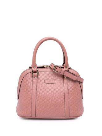 Gucci mini sac à bandoulière Microguccissima Dome (2016-2025) - Rose