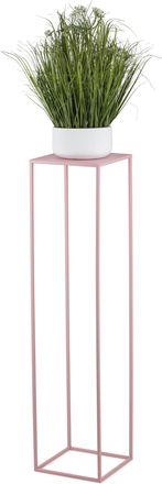 HowHomely Blumenst&auml;nder Metall Rosa 100 cm Hoch - Solider und Robuster Blumenhocker Metall - Pflanzenst&auml;nder f&uuml;r die Dekoration in Wohnzimmer Schlafzimmer oder 
