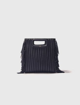 Maje Sac M En Cuir Matelass&eacute; - Noir - Maje