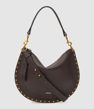 Isabel Marant Bandouliere Oskan Soft Zip Coffee