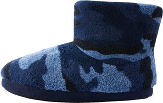 Next Jungen Standard Hausstiefel mit warmem Futter Blue Camo 34.5