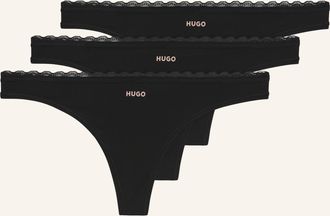 HUGO BOSS Hugo Briefs Triplet Micro Thong schwarz