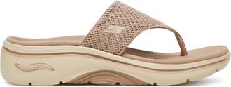 Skechers Zehentrenner Skechers Go Walk Arch Fit 2.0 Sandal-Carrie 140861/TPE Beige