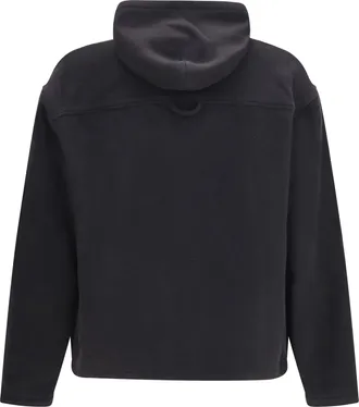 Rier Unisex Hooded Sweater Charbon Fleece Wool Ovis Aries