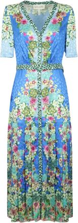 Saloni Femme, Robes, Multicolore, Taille: 42 FR Lea Shirt-C Dress