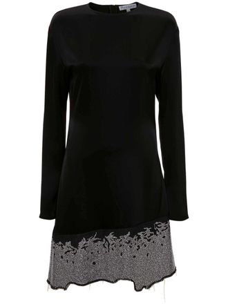 J.W.Anderson robe courte à paillettes - Noir