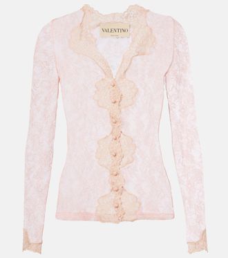 Valentino Cardigan &agrave; dentelle