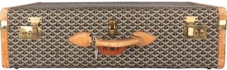 Goyard Crossbody Bags - Goyard Goyardine Monogram Suitcase 80 Trunk Koffer - Gr. unisize - in Braun - f&uuml;r Damen