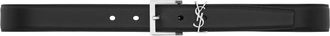 Saint Laurent Cassandre G&uuml;rtel - - Accessories - Herren - Schwarzk - 90 CM