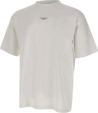 Dr&ocirc;le de Monsieur Homme, Tops, Blanc, Taille: M Slogan Classique