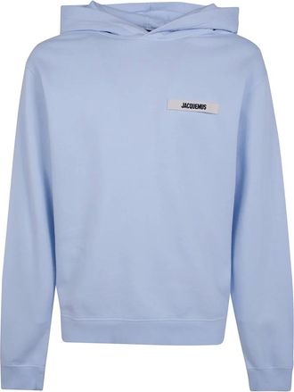 Jacquemus Homme, Sweatshirts et sweats &agrave; capuche, Bleu, Taille: XL Le Sweat &agrave; capuche Gros Grain