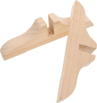 Hemobllo 2 St&uuml;ck Raumteilerst&auml;nder aus Robustem Holz Trennwandbasis f&uuml;r Wohnzimmer und B&uuml;ro Stabile Halterung zur Raumaufteilung Einfache Montage ohne Rollen