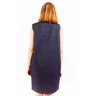 Love Moschino Blu Cotone Womens Dress Blue