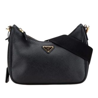 Prada Sac bandouli&egrave;re en cuir Pre-owned - Femme - Pre-owned - Noir - Taille: ONE Size