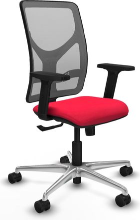 Piqueras y Crespo Stuhl mit R&uuml;ckenlehne aus Netzstoff, mit 2D-Armlehnen, h&ouml;henverstellbare Lendenwirbelst&uuml;tze. Ausgestattet mit 3 Positionen und Schneideschaum. Mit Rol