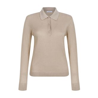 Max Mara Gitano Polo Shirt - - Tops - Damen - Beige - M