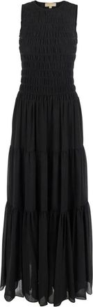 Michael Kors Femme, Robes, Noir, Taille: 40 FR Robe Noire Smocked Tank