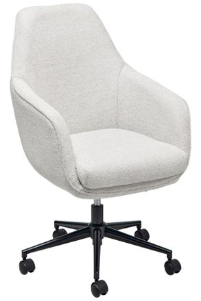 Livetastic Drehstuhl, Beige, Metall, Kunststoff, Textil, Drehkreuz, 63x93-98x71 cm, Sitzfl&auml;che 360&deg; drehbar, Arbeitszimmer, B&uuml;rost&uuml;hle, Drehst&uuml;hle