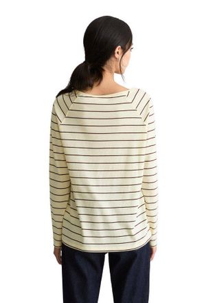 Marc O'Polo Denim Longsleeve Gestreift, relaxed aus Loose Knit Jersey