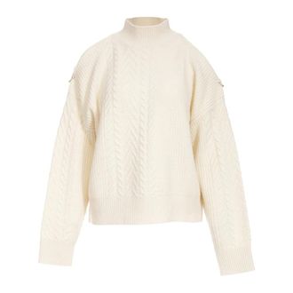 Roberto Cavalli Pull &agrave; col roul&eacute; - Femme - Pulls - Beige - Taille: 40 FR