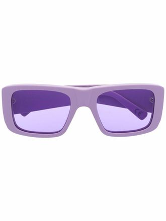 Retro Superfuture Eckige Onorato Sonnenbrille - Violett