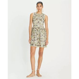 Tory Burch Femme, Robes, Brun, Taille: 36 FR Pisces Dream Patterned Jersey Dress