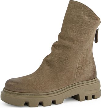 Paul Green Damen, Frauen Klassische Stiefeletten,Kurzstiefel,uebergangsschuhe,uebergangsstiefel,flach,Boots,Stiefel,Hellbraun (Nubuk/Taupe),38.5 EU / 5.5 UK
