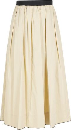 Tela Femme, Jupes, Beige, Taille: 38 FR Midi Skirt Leda