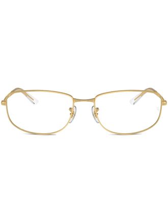 Ray-Ban lunettes de vue à monture ovale - Or
