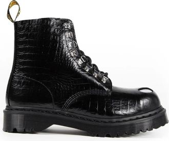 Dr. Martens Homme, Chaussures, Noir, Taille: 40 1/2 EU 1460 Pascal Bex Steel Toe Boot