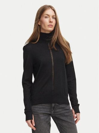 HUGO BOSS Rollkragenpullover C_Faghettini_1 50569874 Schwarz Regular Fit