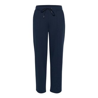 Kaffe Midnight Marine Straight Pants - - Trousers - Damen - Blau - XS