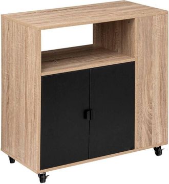 5five Simply Smart 5five Simply Smart - Desserte 3 niveaux aliaj noir - 5five