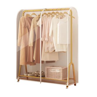 Generic Kleiderst&auml;nder Abdeckung - Kleiderh&uuml;llen Transparent mit Langlebigen Rei&szlig;verschl&uuml;ssen f&uuml;r Kleider, Anz&uuml;ge, M&auml;ntel und Mehr (St&auml;nder Nicht im Lieferumf