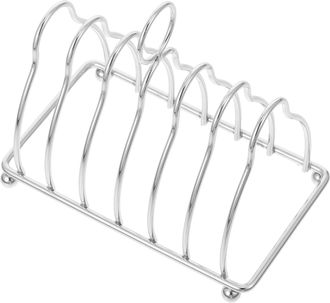 SOLUSTRE Edelstahl Toastständer Brotscheibenhalter Mehrlagiges Brotregal Küchenaufbewahrung Platzsparend Vielseitig für Zuhause Restaurant