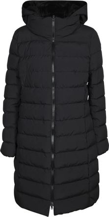 Herno Femme, Manteaux, Noir, Taille: 48 FR Laminar Down Coat