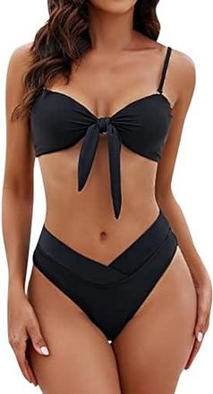 Generic Maillot De Bain Femme 2 Pieces Bikini Femme 2 Pieces Bikini Sport Plage - Deux Pi&egrave;ces Technique pour Surfeuses Actives