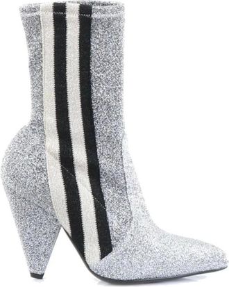 Giampaolo Viozzi Femme, Chaussures, Gris, Taille: 37 EU Stretch GlitterStripe