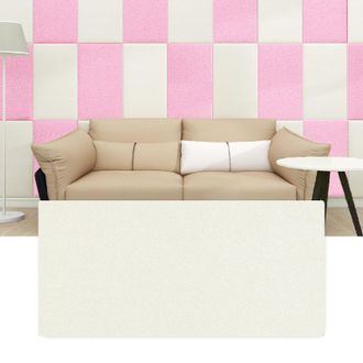 Generic 3D Wandpaneele Selbstklebend DIY Antikollisions Wandaufkleber Geeignet Innendekoration für Schlafzimmer Wohnzimmer Büro